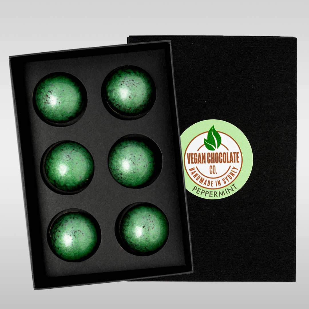 Vegan Chocolate | Peppermint Bon Bons (6 Pack)